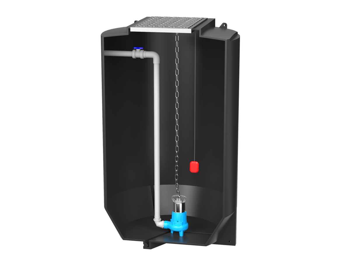 1880L Single Sewer Pumpstation Package – Pump Stations Direct