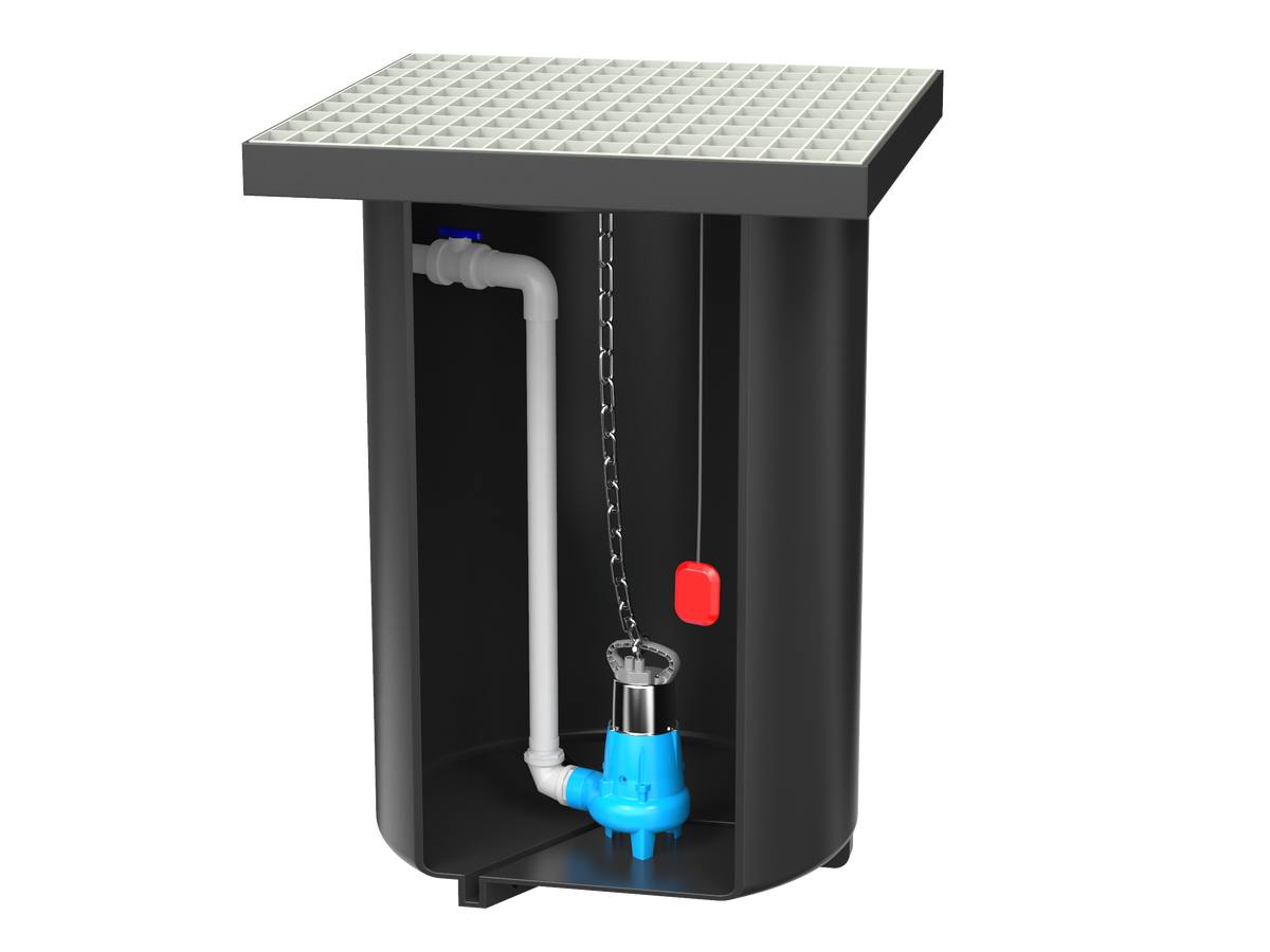 250L Single Stormwater Pumpstation Package – Pump Stations Direct